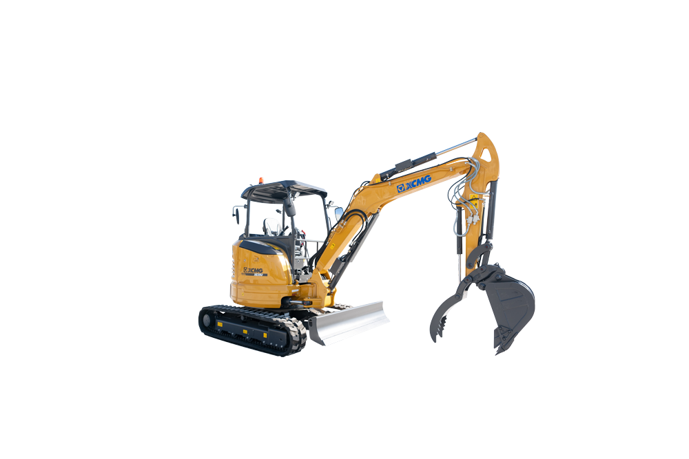 XE35U Mini Excavator: 24.4 HP Yanmar Power, 10ft Dig Depth for Limited Spaces