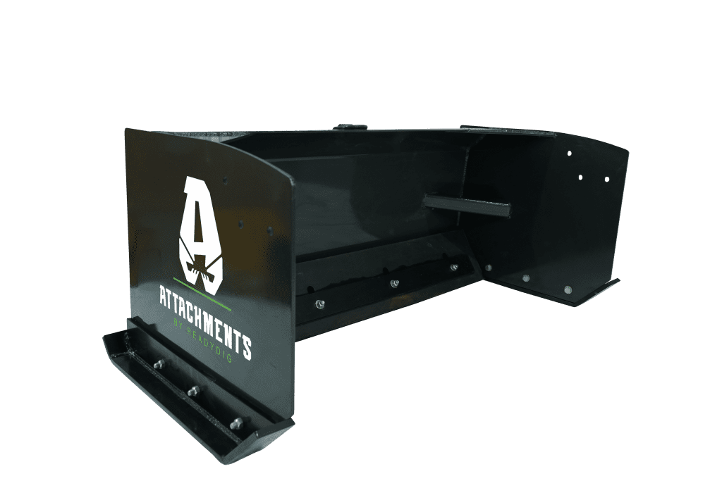 Mini Snow Pusher for Compact Utility Loaders and Mini Skids