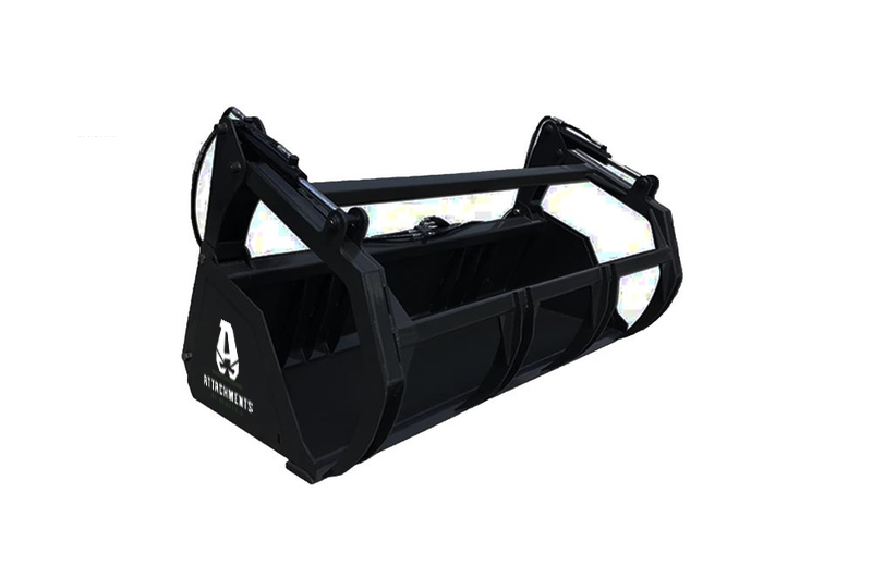 Hay Bale Grapple Bucket for Secure Bale and Feed Handling