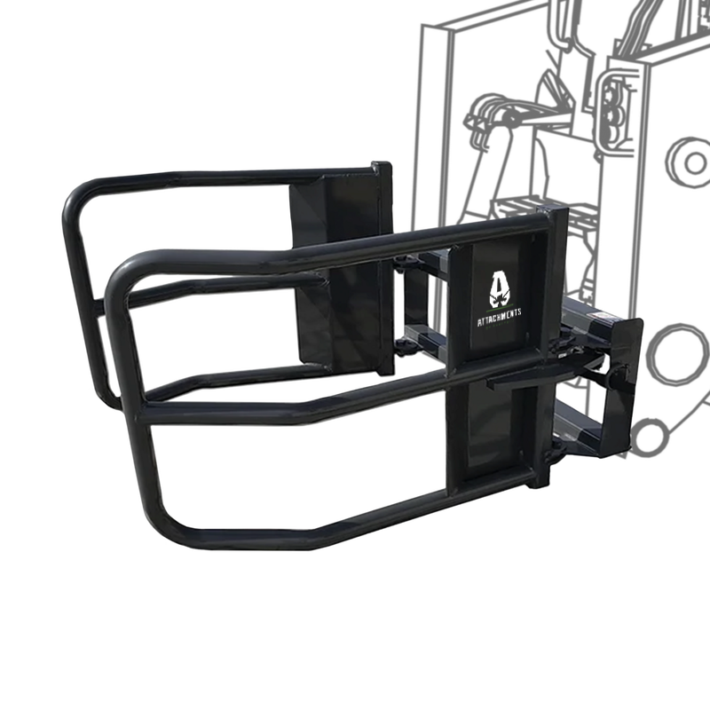 Heavy Duty Hay Bale Squeezer Attachment for Farm and Feedlot Use