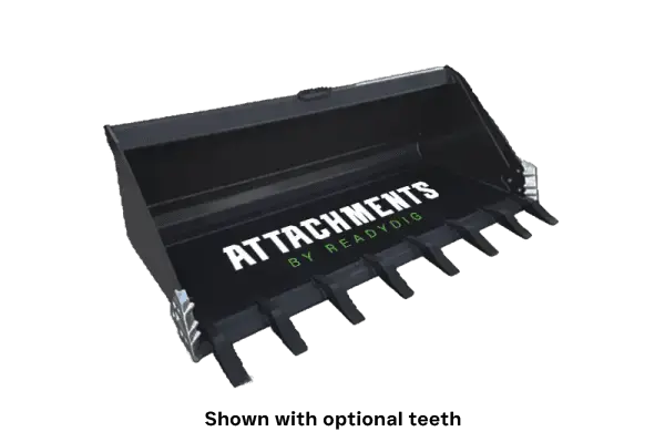 X-Treme Duty Track Loader Bucket: Reinforced for Tough Ground