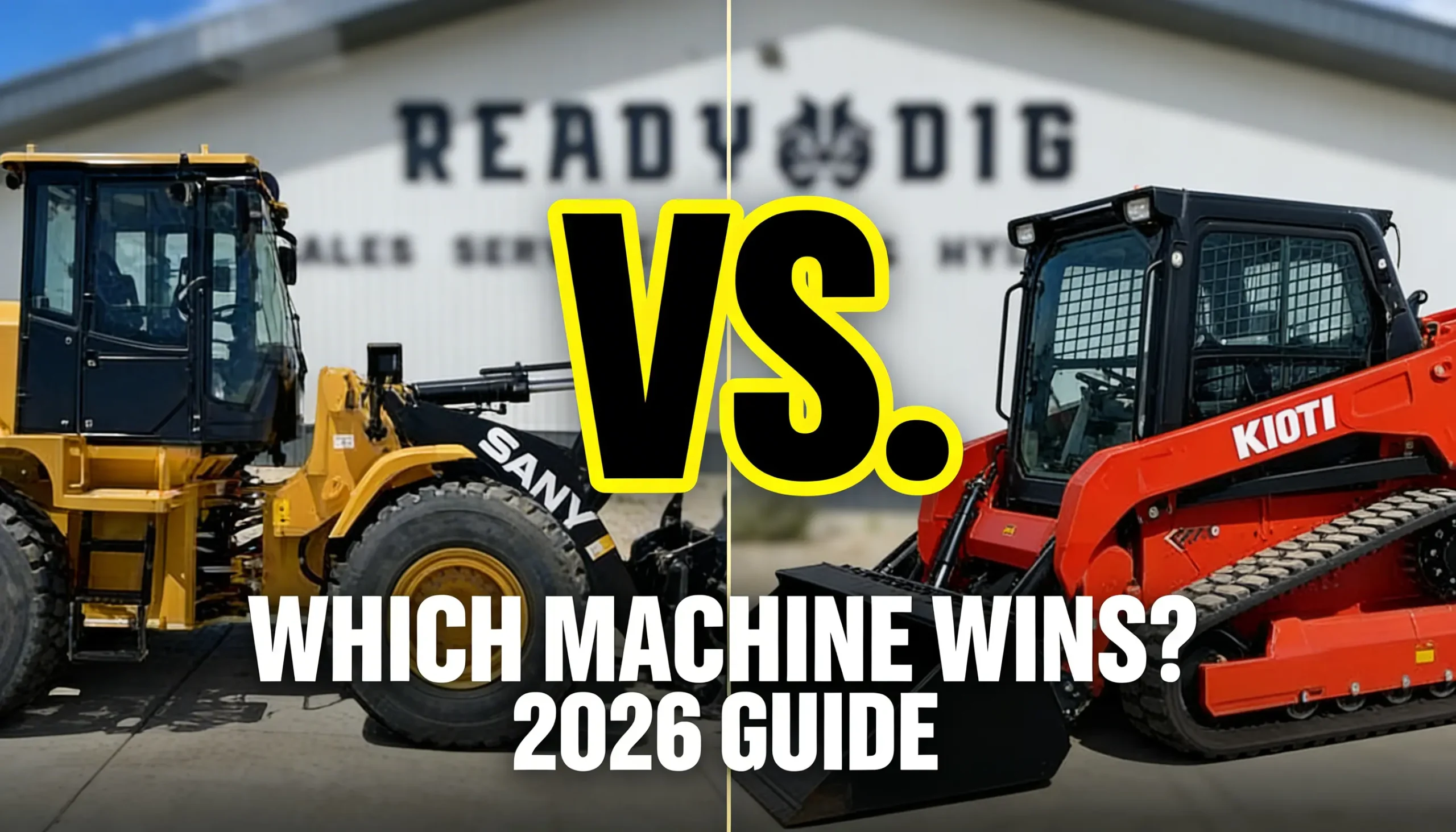 Wheel Loader vs Skid Steer: Agility or Efficiency?